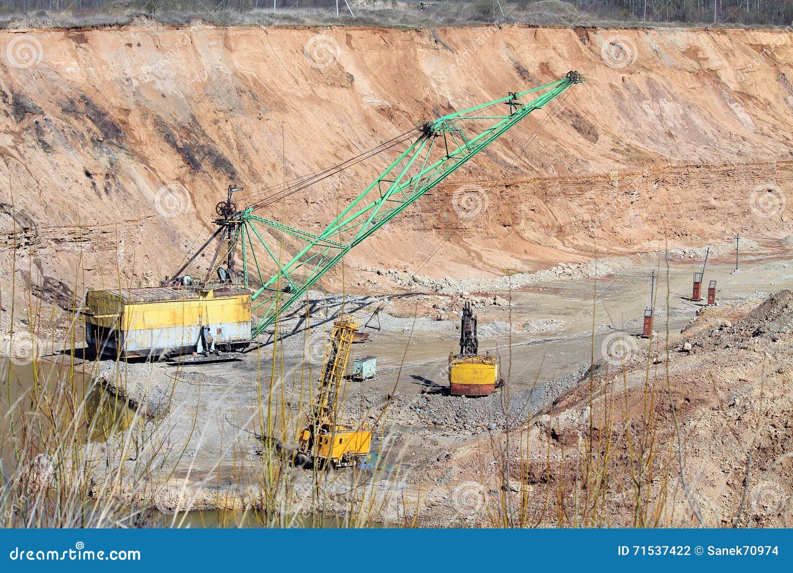 Ore mining stock photo. Image of extraction, dolomite - 71537422
