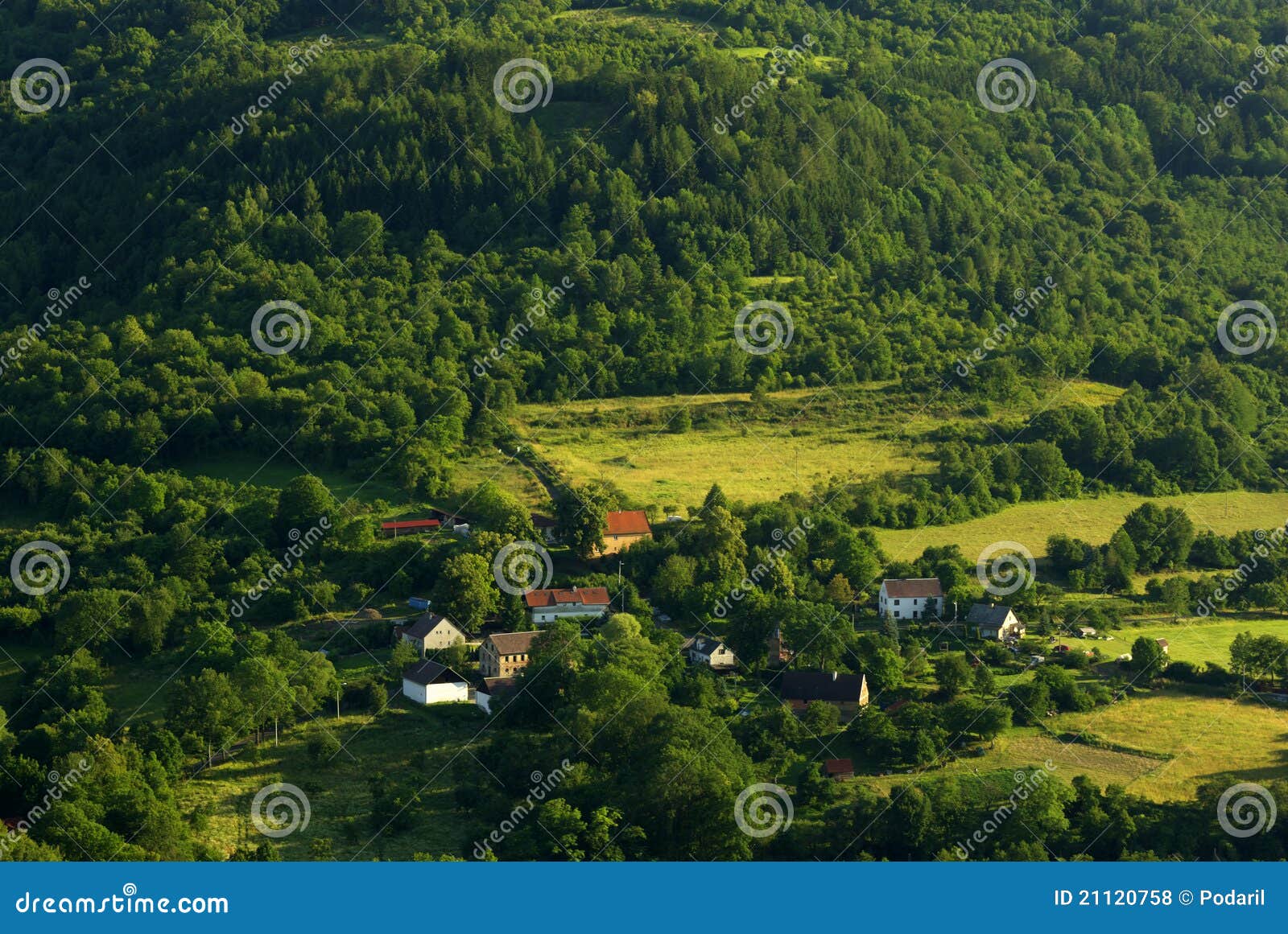 Ore mountains stock photo. Image of building, forested - 21120758