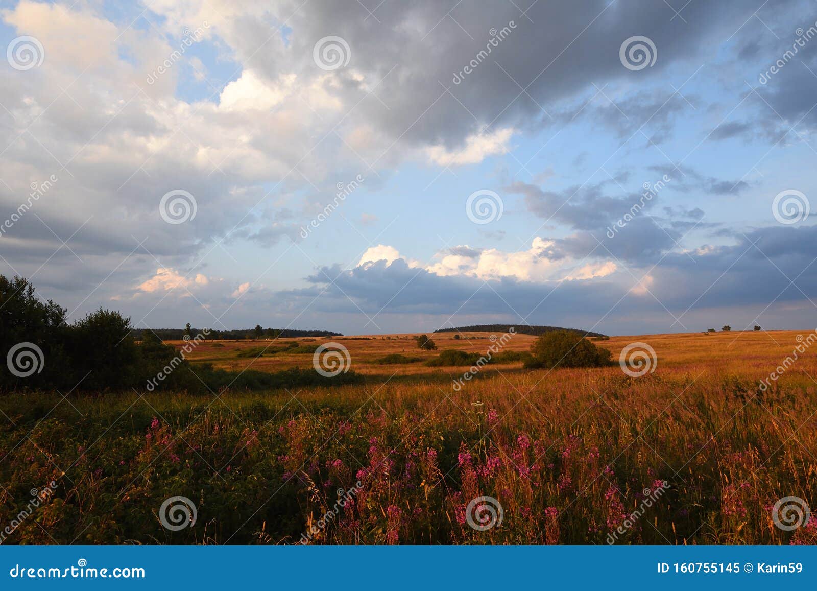 The Ore Mountains or Ore Mountain Range Stock Image - Image of ridge ...