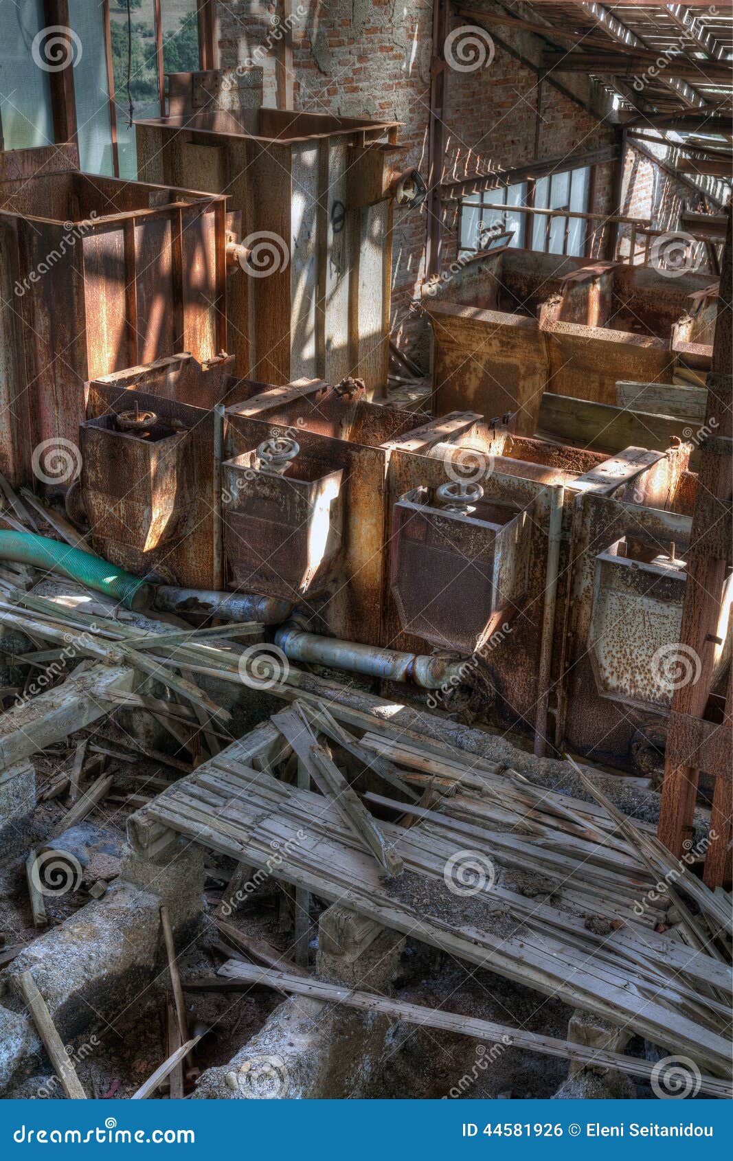 Ore processing factory stock photo. Image of smelting - 44581926