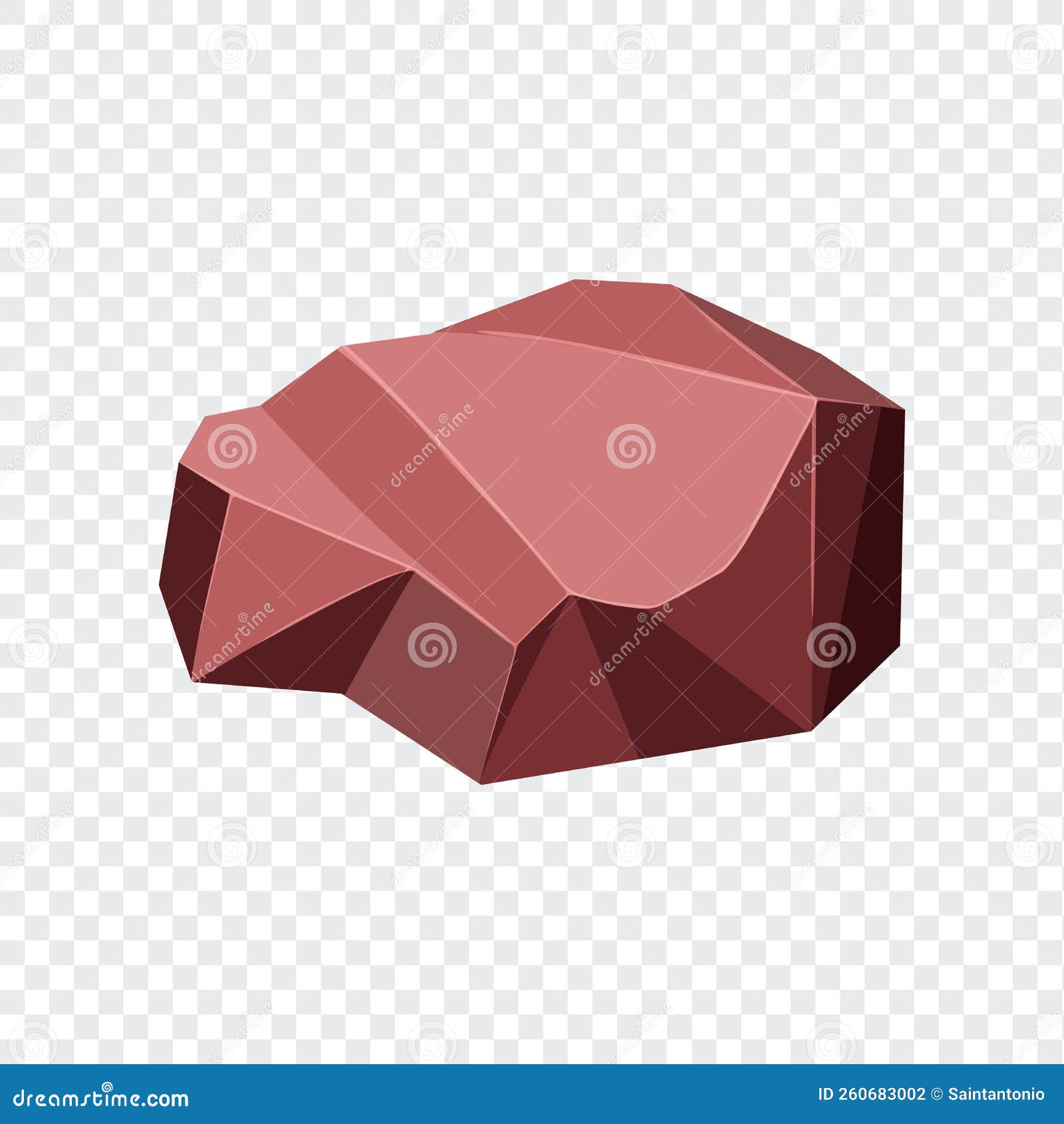 Ore Rock Boulder. Natural Shape Stone Stock Vector - Illustration of ...