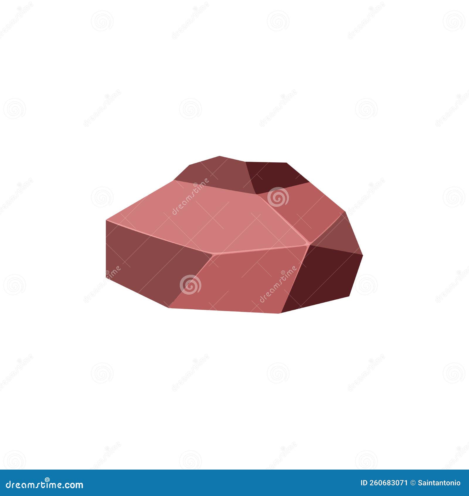 Ore Rock Boulder. Natural Shape Stone Stock Vector - Illustration of ...