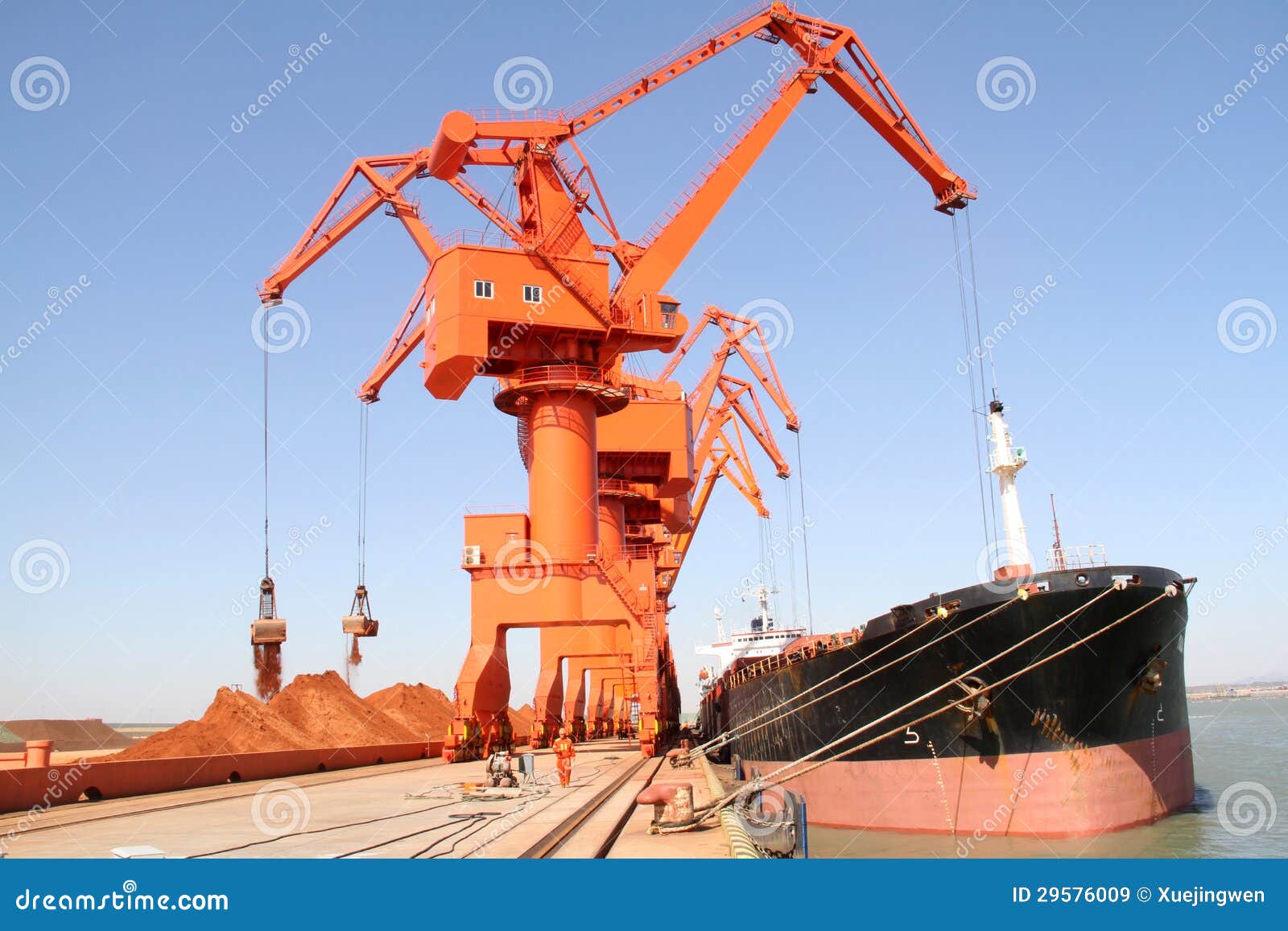 Ore terminal stock image. Image of business, digging - 29576009