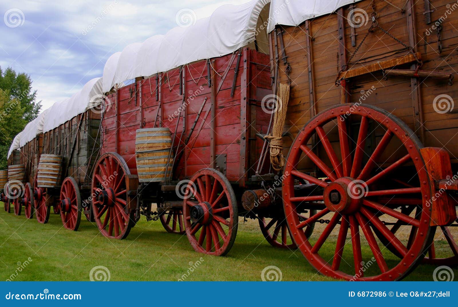 Ore Wagons stock photo. Image of barrel, heavy, pioneer - 6872986
