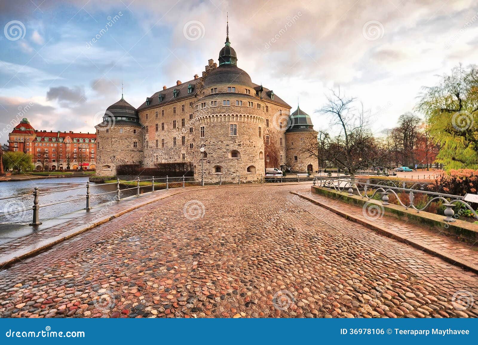 Orebro Castle stock photo. Image of river, landmarks - 36978106
