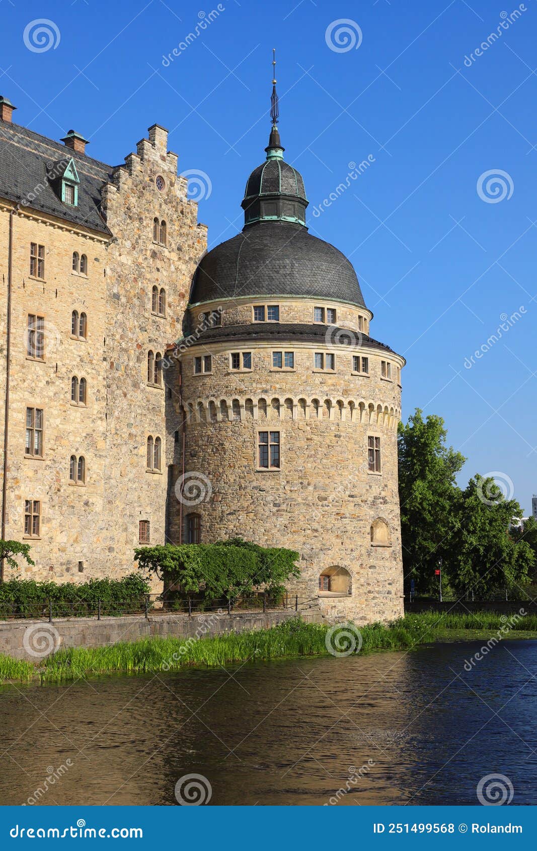Orebro castle stock photo. Image of european, travel - 251499568