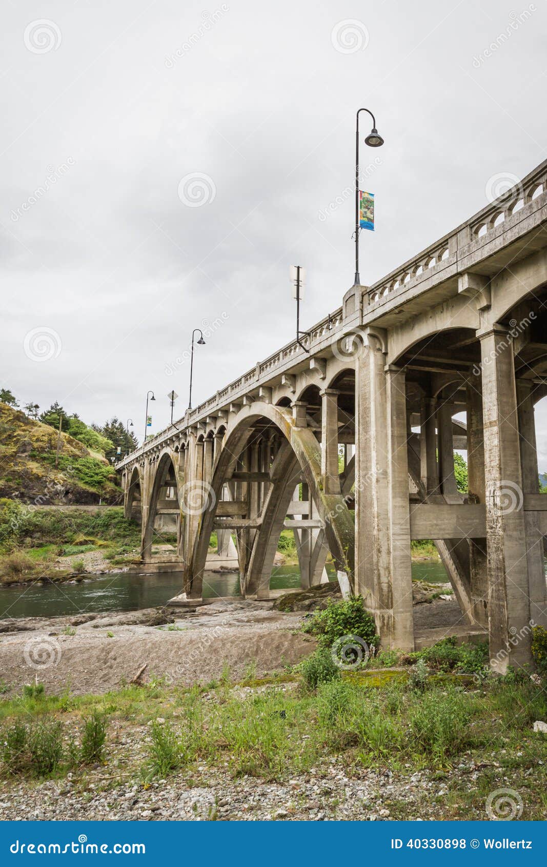 Oregon bridge stock photo. Image of landscape, crossing - 40330898