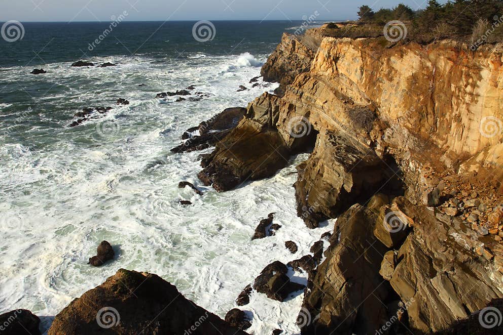 Oregon coast portraits stock image. Image of pretty, tide - 9121683