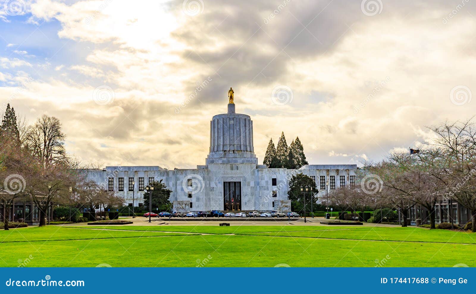 Oregon State Capitol Building Stock Photo - Image of united, north ...