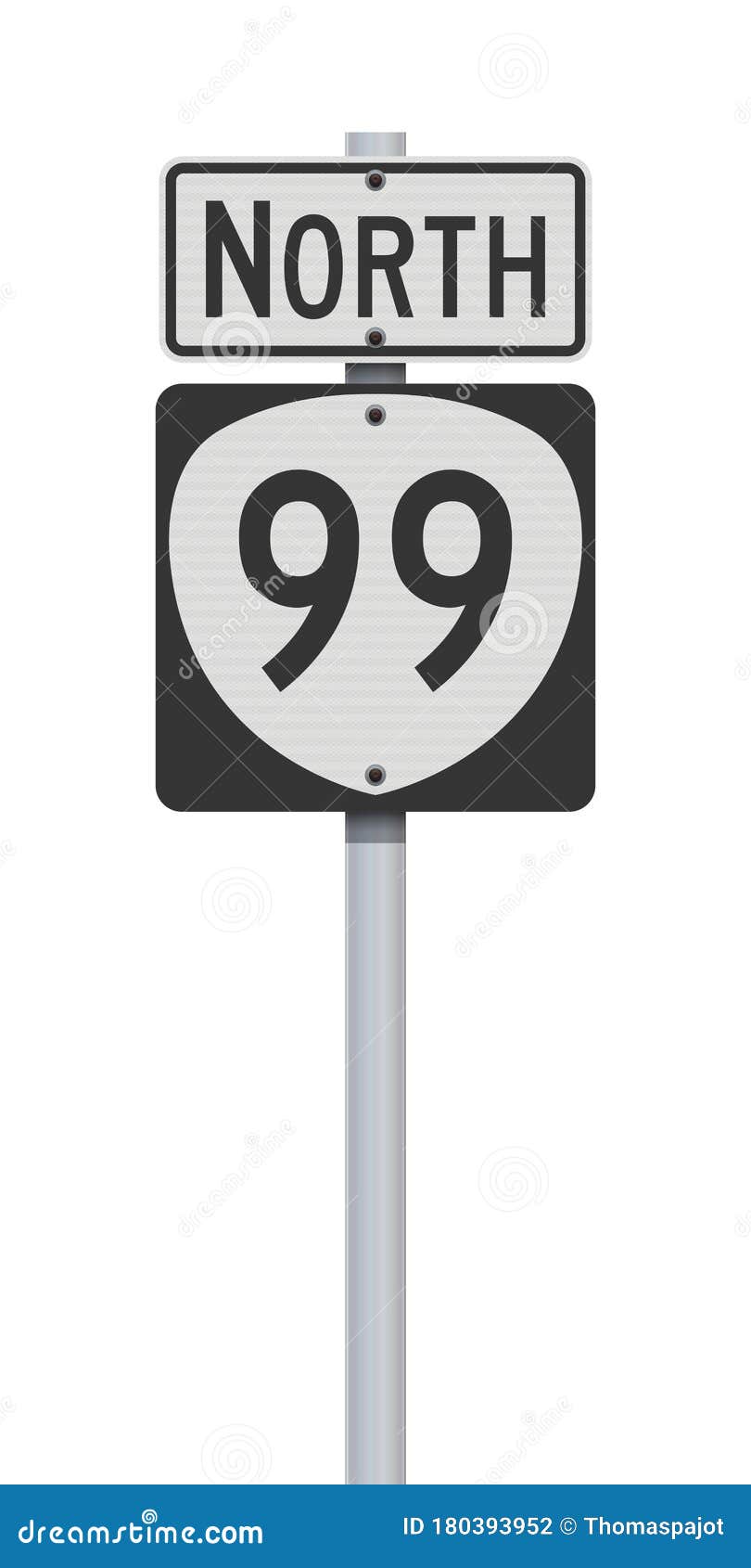 Oregon State Highway Road Sign Stock Vector - Illustration of isolated ...