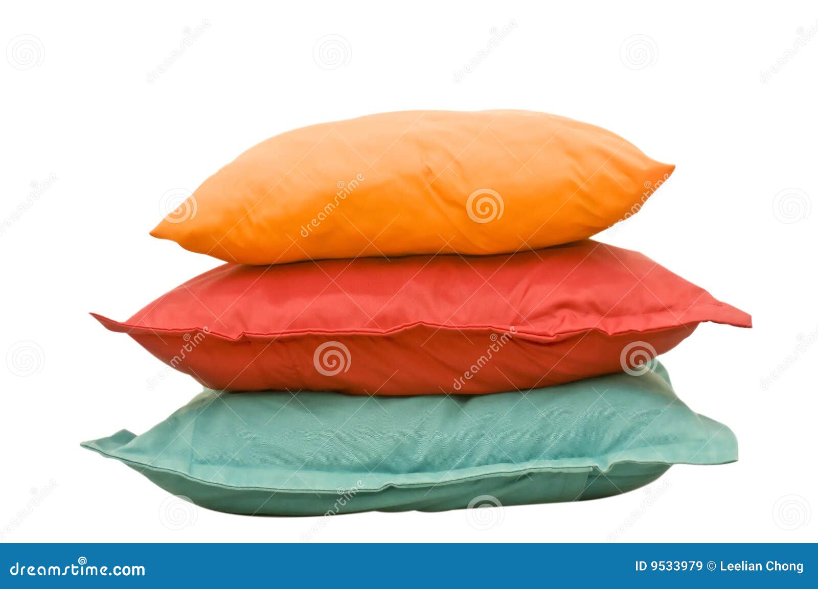 Oreillers colorés image stock. Image du oreiller, coloré - 9533979