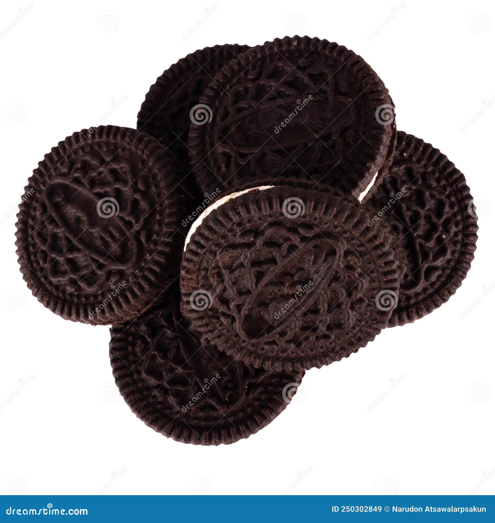 Oreo Aislado En Fondo Blanco Imagen de archivo - Imagen de bebida ...
