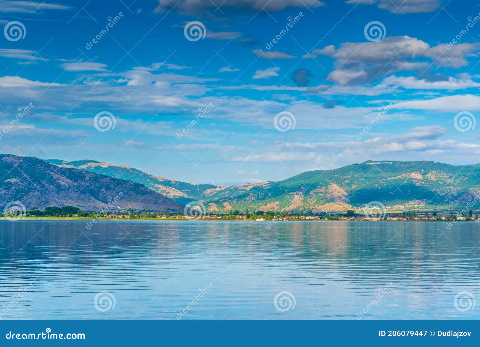Orestiada/Kastoria Lake in Greece Stock Image - Image of orestiada ...