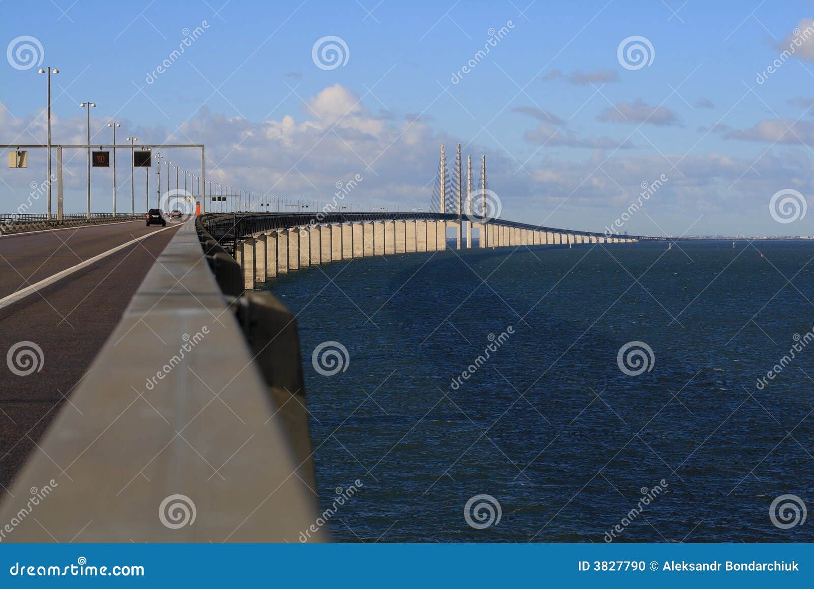 Oresund Bridge stock photo. Image of cloud, connection - 3827790