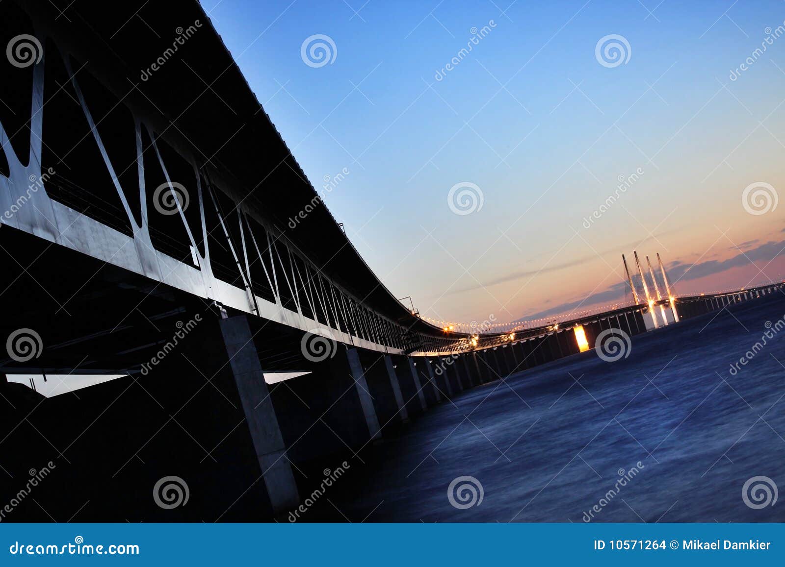Oresund Bridge, Sweden stock photo. Image of bridge, skane - 10571264