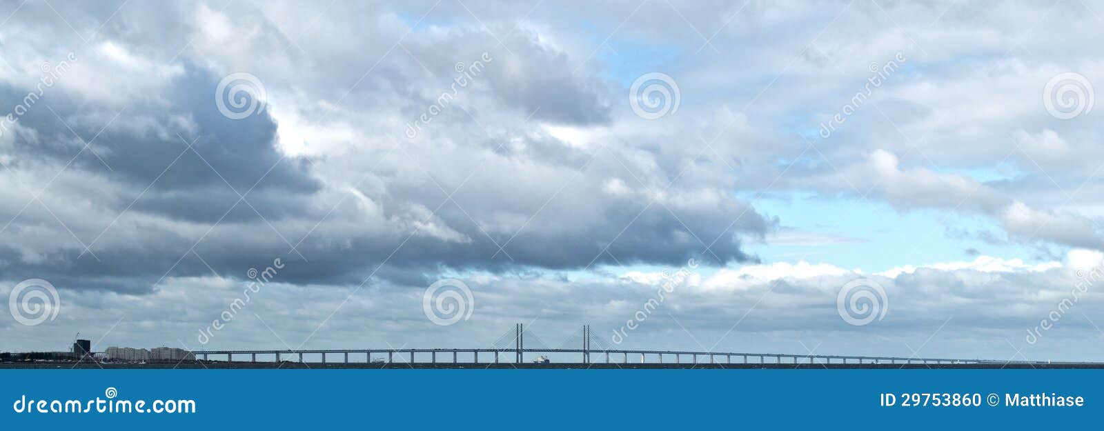 Bridge - Sweden Denmark stock photo. Image of landmark - 29753860