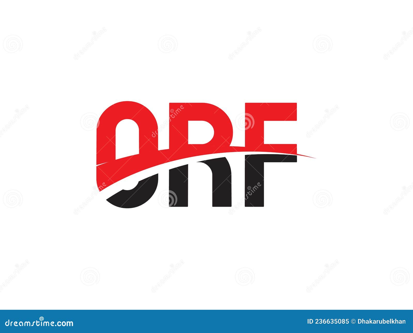 ORF Letter Initial Logo Design Vector Illustration Stock Vector ...