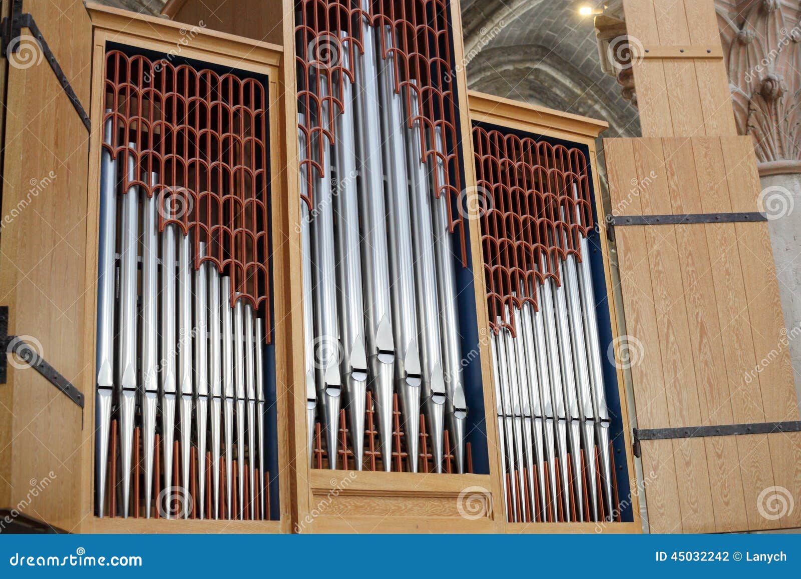 Organ stock photo. Image of light, pipe, catholic, pipes - 45032242