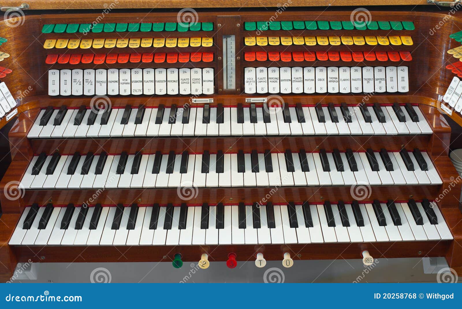 Organ keyboard stock photo. Image of yellow, instrument - 20258768
