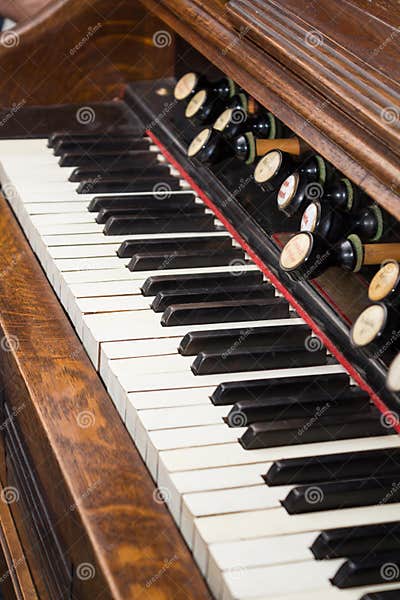 Organ keyboard stock image. Image of musical, melodic - 24876867