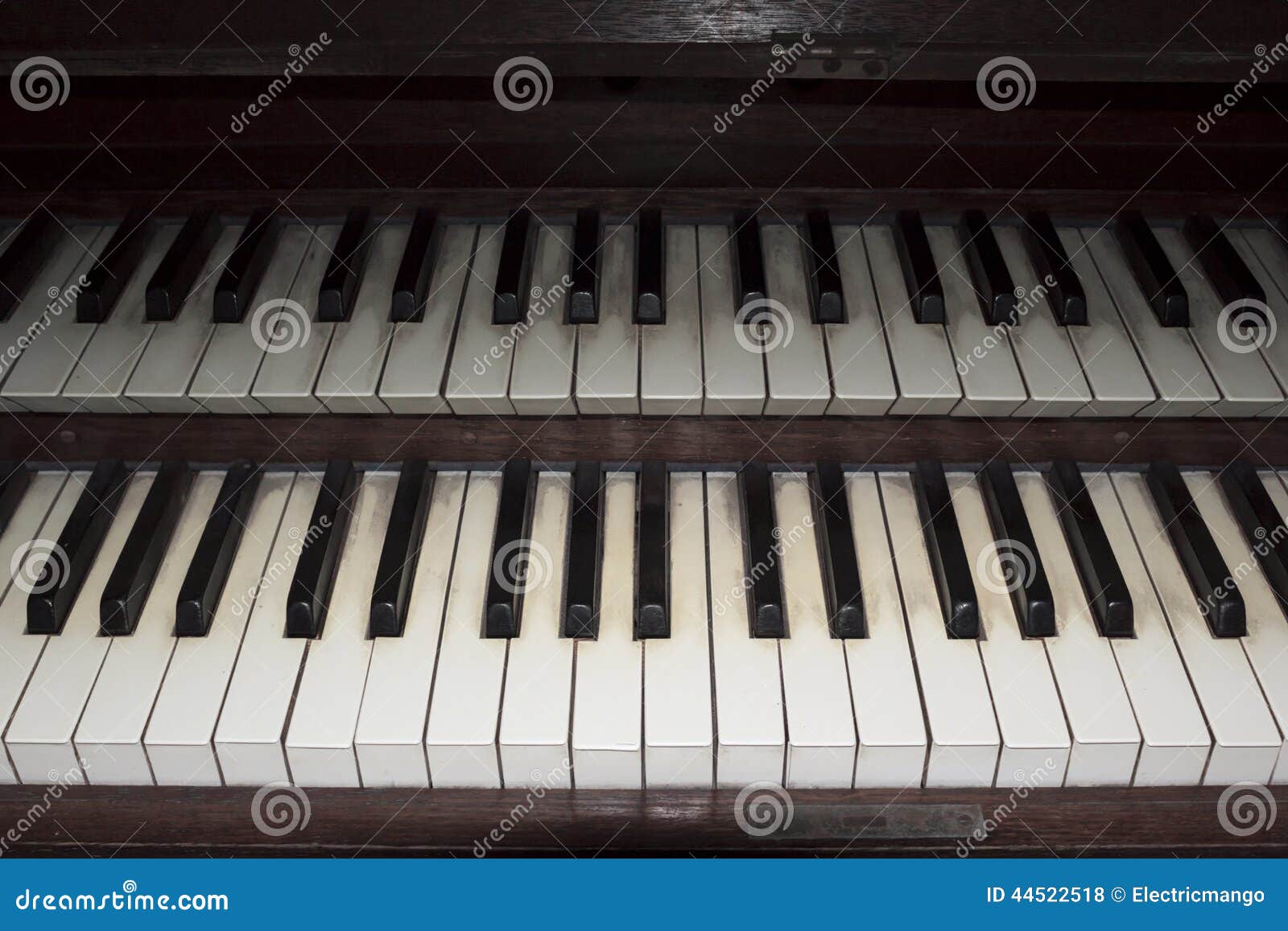 Organ keyboard stock photo. Image of organ, instrument - 44522518