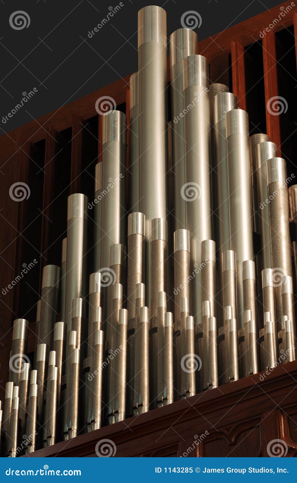 Organ pipes stock image. Image of pipe, harmonics, organ - 1143285