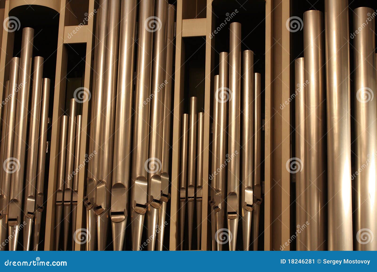 Organ-pipes stock image. Image of classic, hall, reed - 18246281