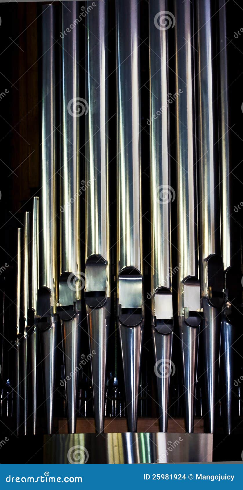 Organ pipes stock photo. Image of classic, vibration - 25981924