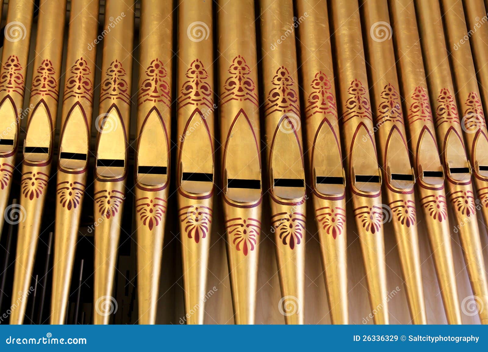 Organ Pipes Close-up Royalty Free Stock Images - Image: 26336329