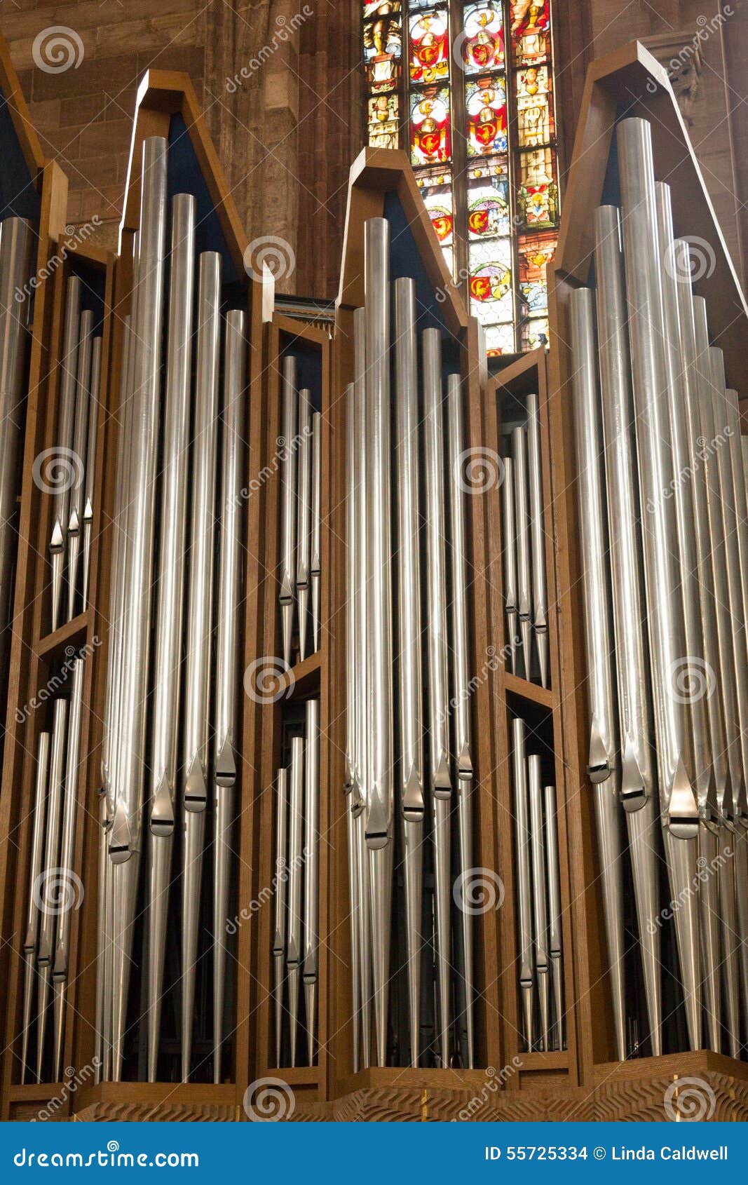 Organ Pipes, Nuremberg, Germany Stock Photo - Image of metal, pipes ...