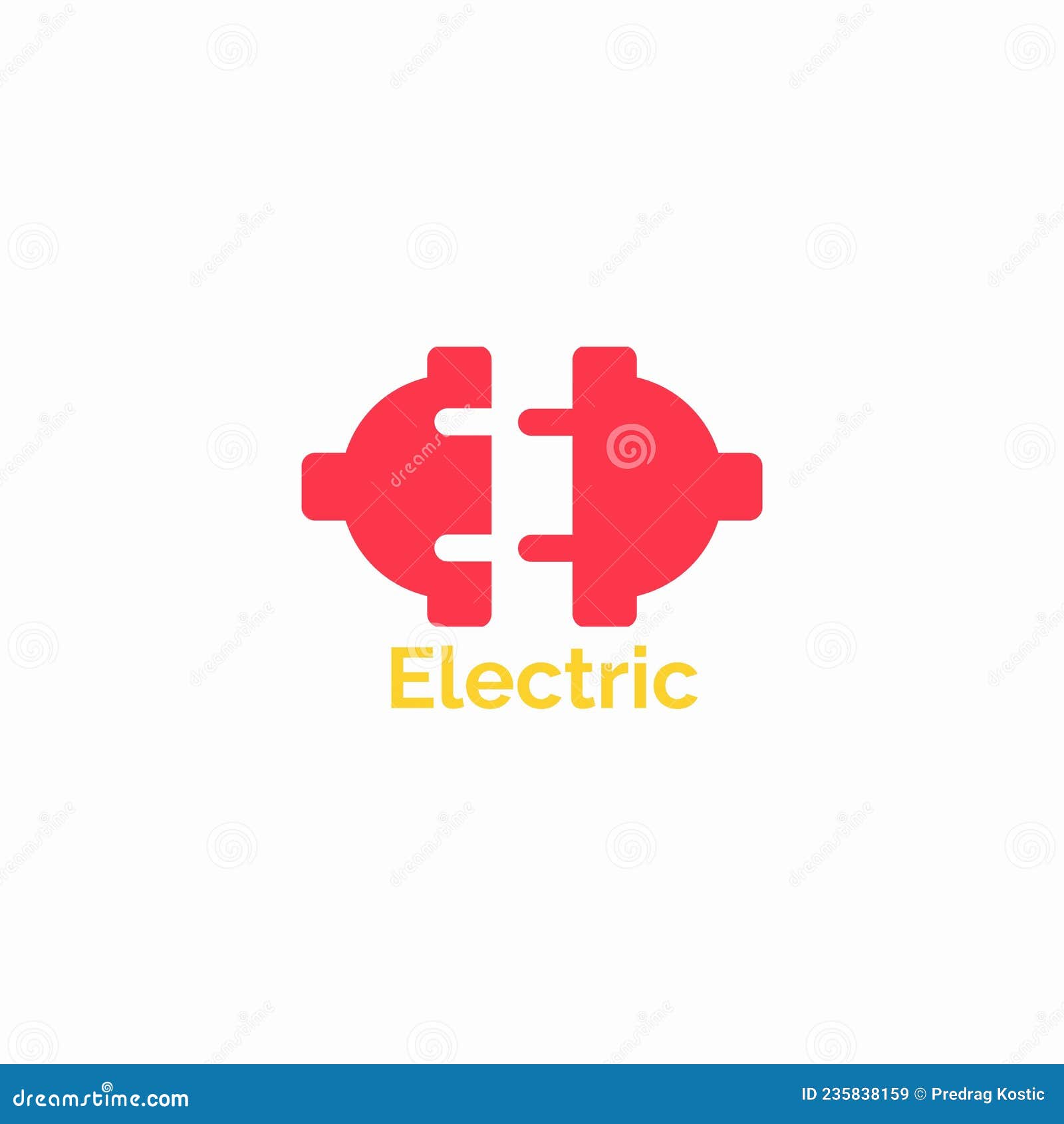 Electric icon stock illustration. Illustration of electric - 235838159