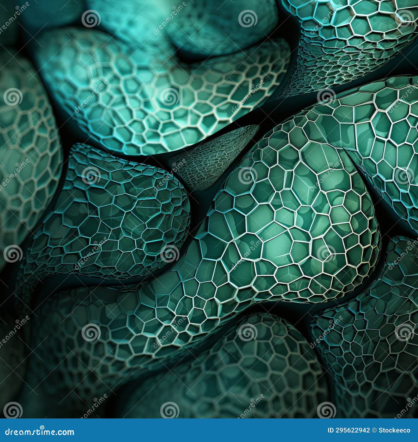 Organic 3d Tiled Background with Biomimicry Inspired Lace Patterns ...