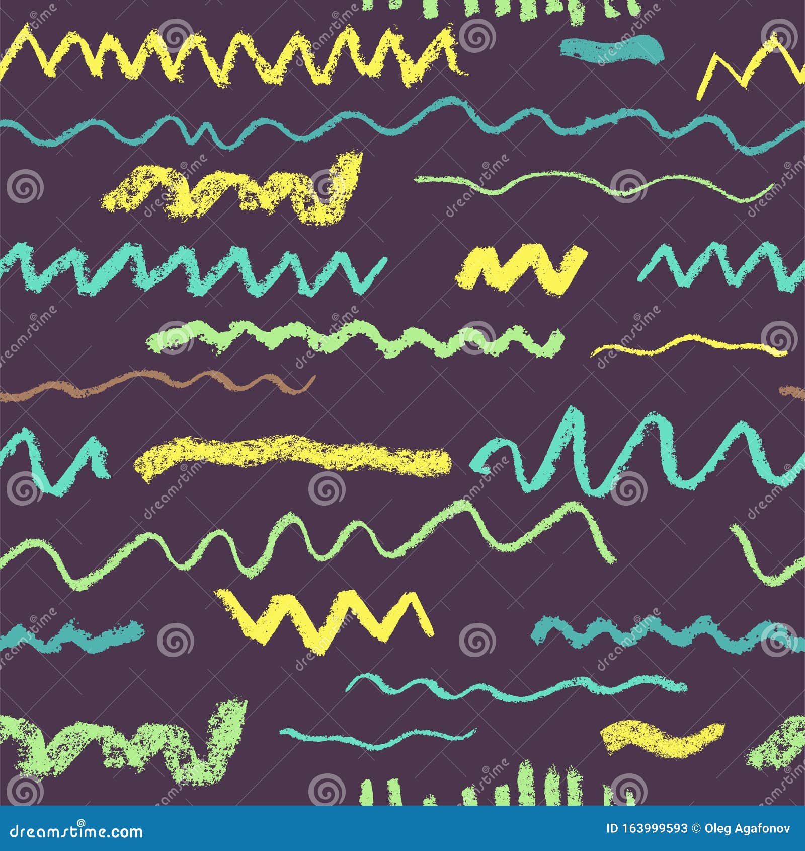 Organic Lines Pattern with Hand Drawn Grunge Texture Stock Vector ...