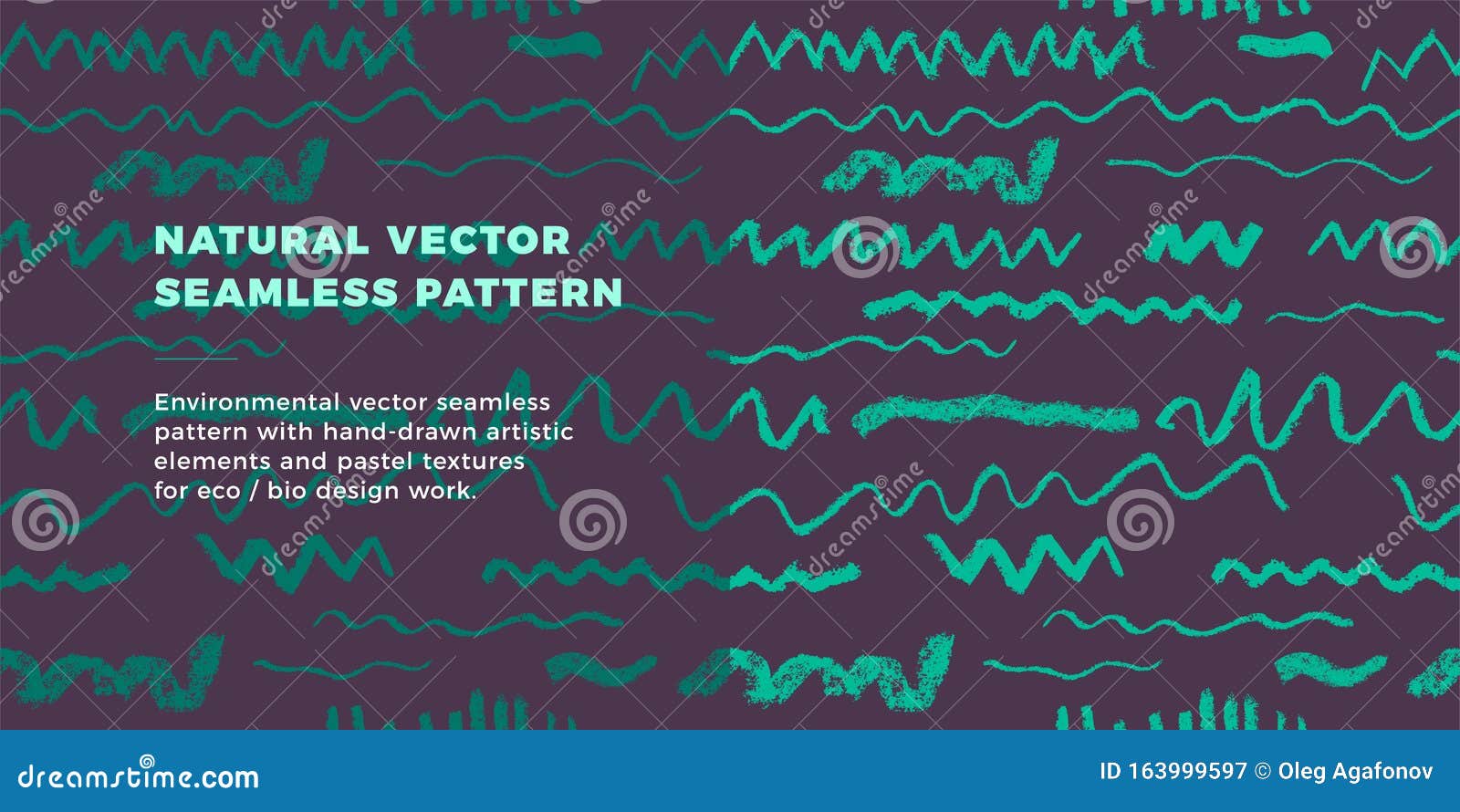 Organic Lines Pattern with Hand Drawn Grunge Texture Stock Vector ...