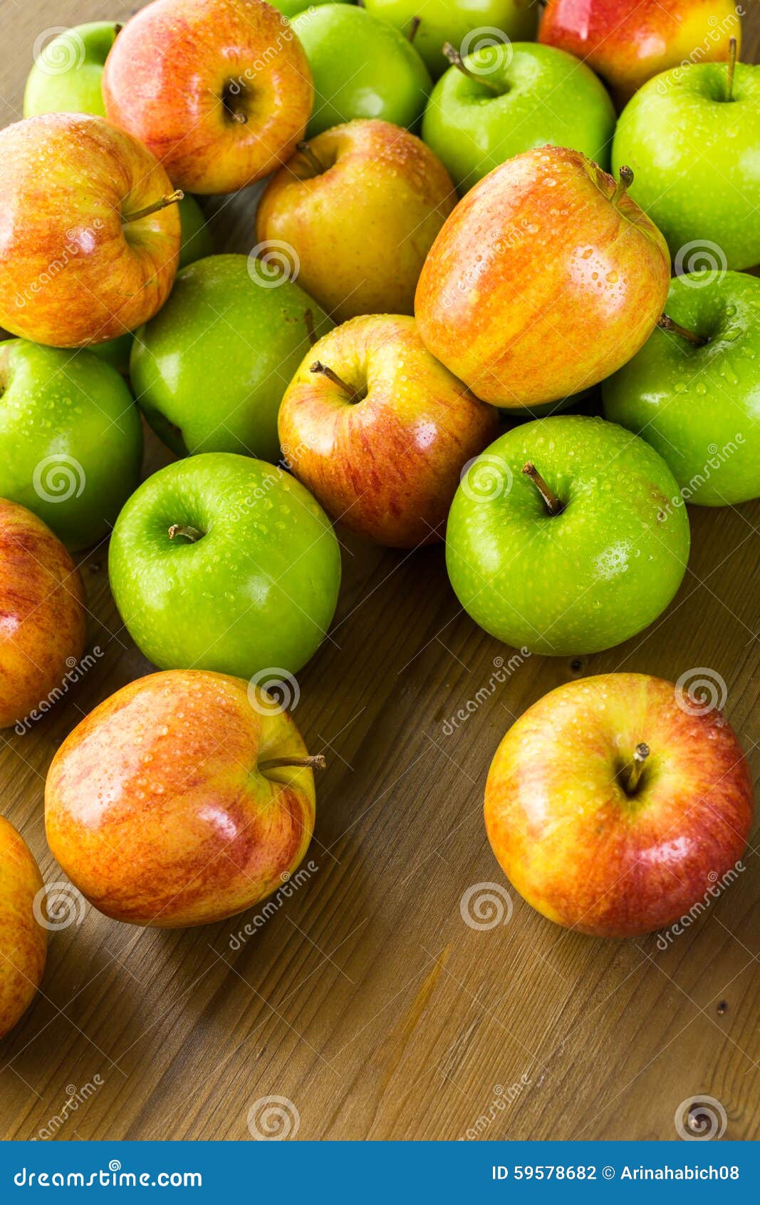 Organic apples stock photo. Image of round, gold, healthy - 59578682