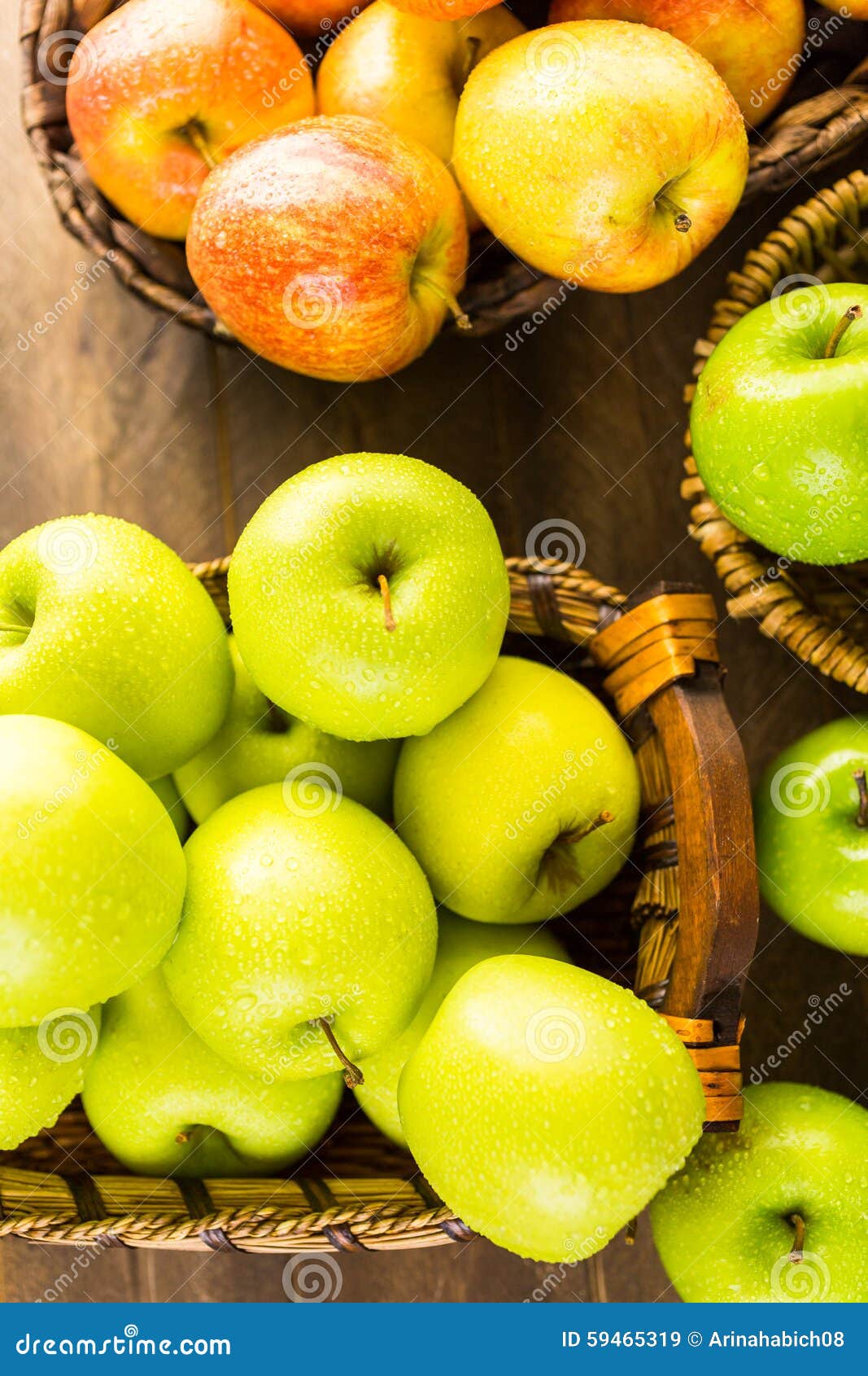 Organic apples stock image. Image of midium, fruit, golden - 59465319