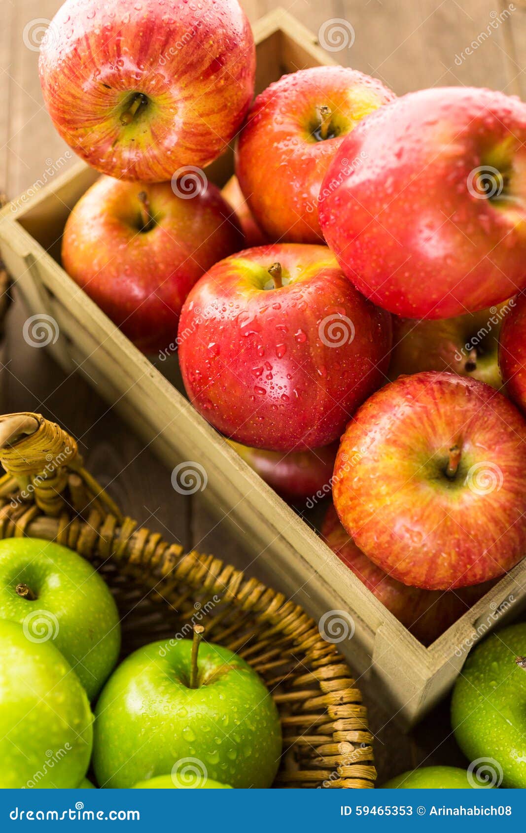 Organic apples stock image. Image of harvest, fiber, autumn - 59465353