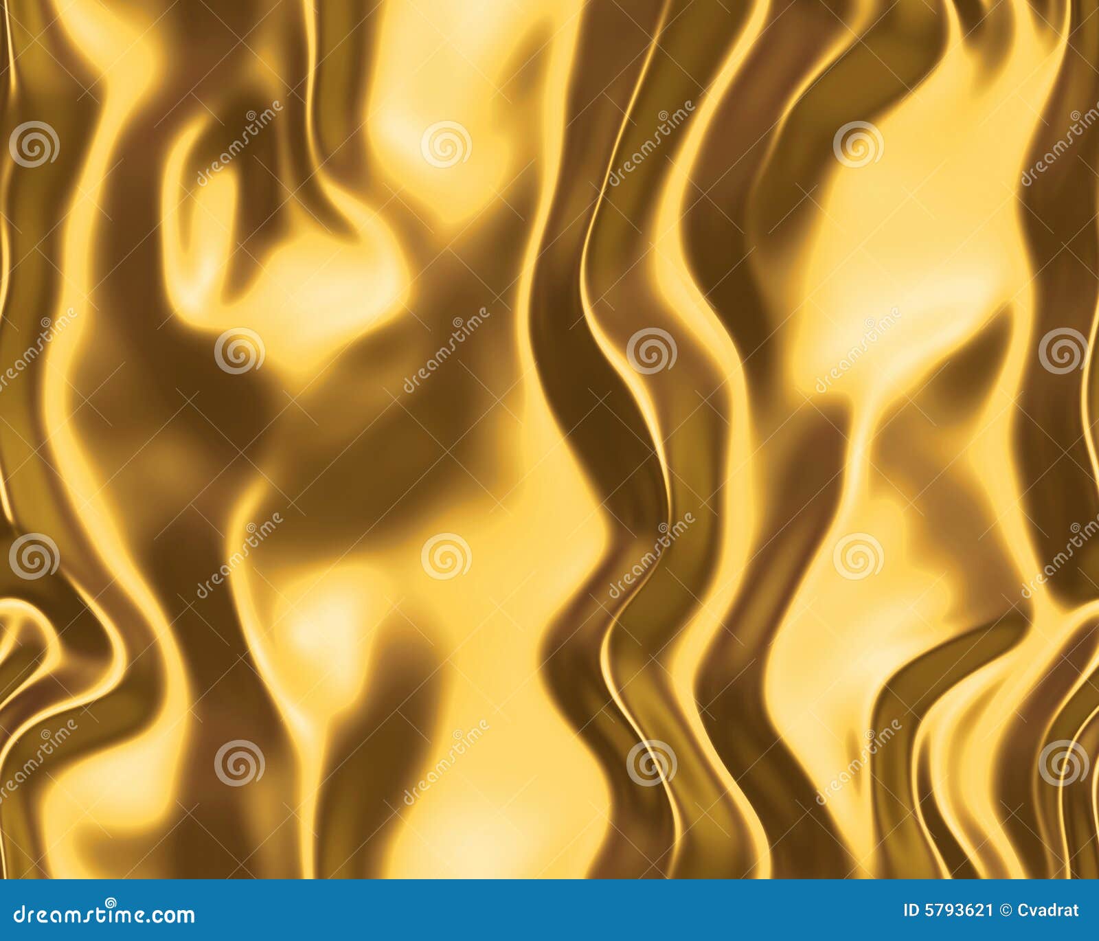 Organic Art Molten Metal Streams Crossing Gold Stock Photo ...
