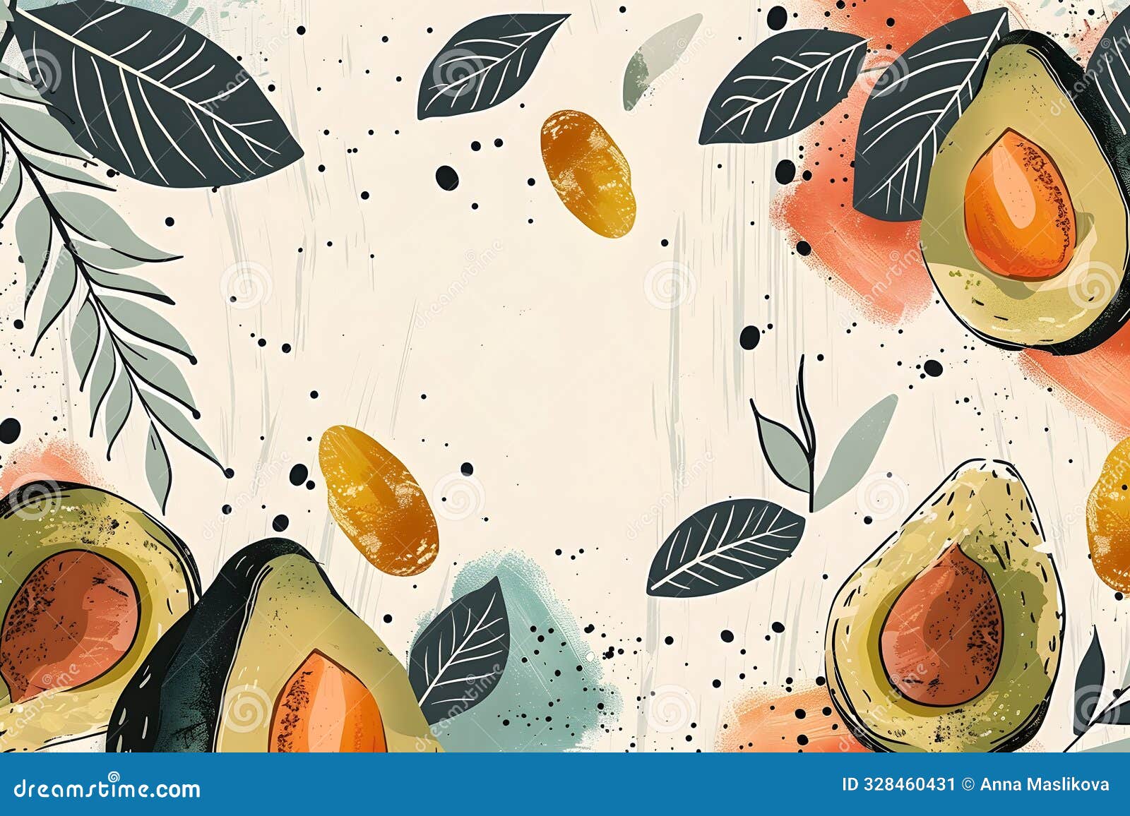 Organic Avocado Drawing: Nutritional Fruit for a Healthy Lifestyle ...