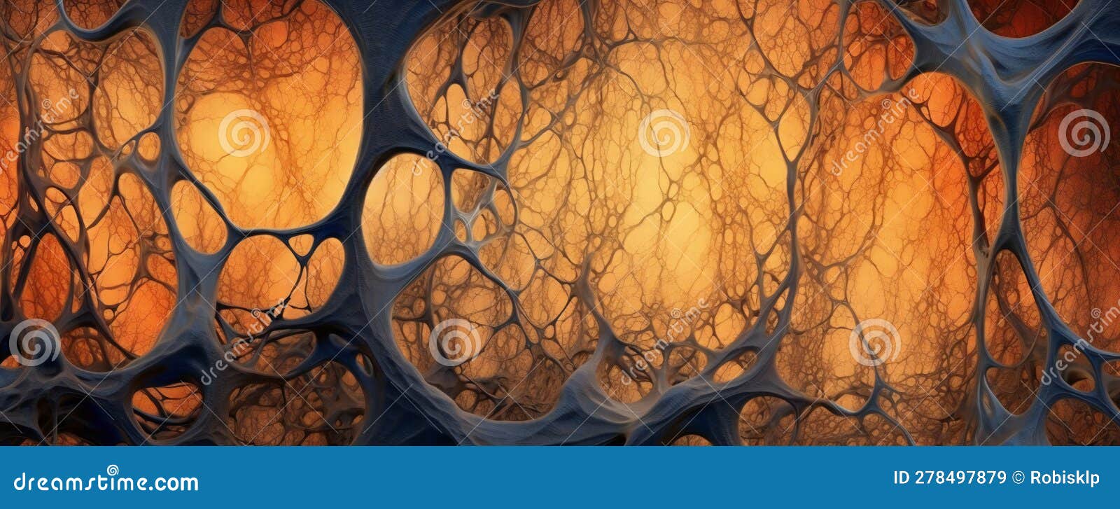 Abstract Background of Brain Veins Structure Stock Illustration ...