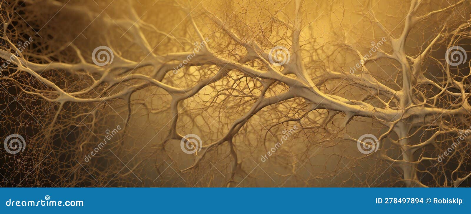 Abstract Background of Brain Veins Structure Stock Illustration ...