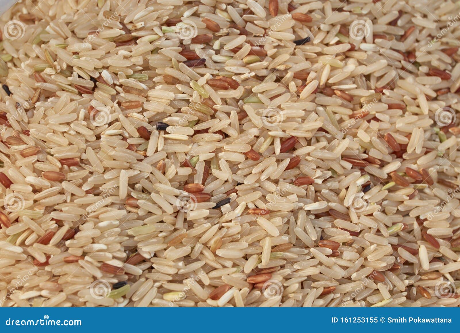 Organic Brown Rice Texture Background Stock Image - Image of healthy ...