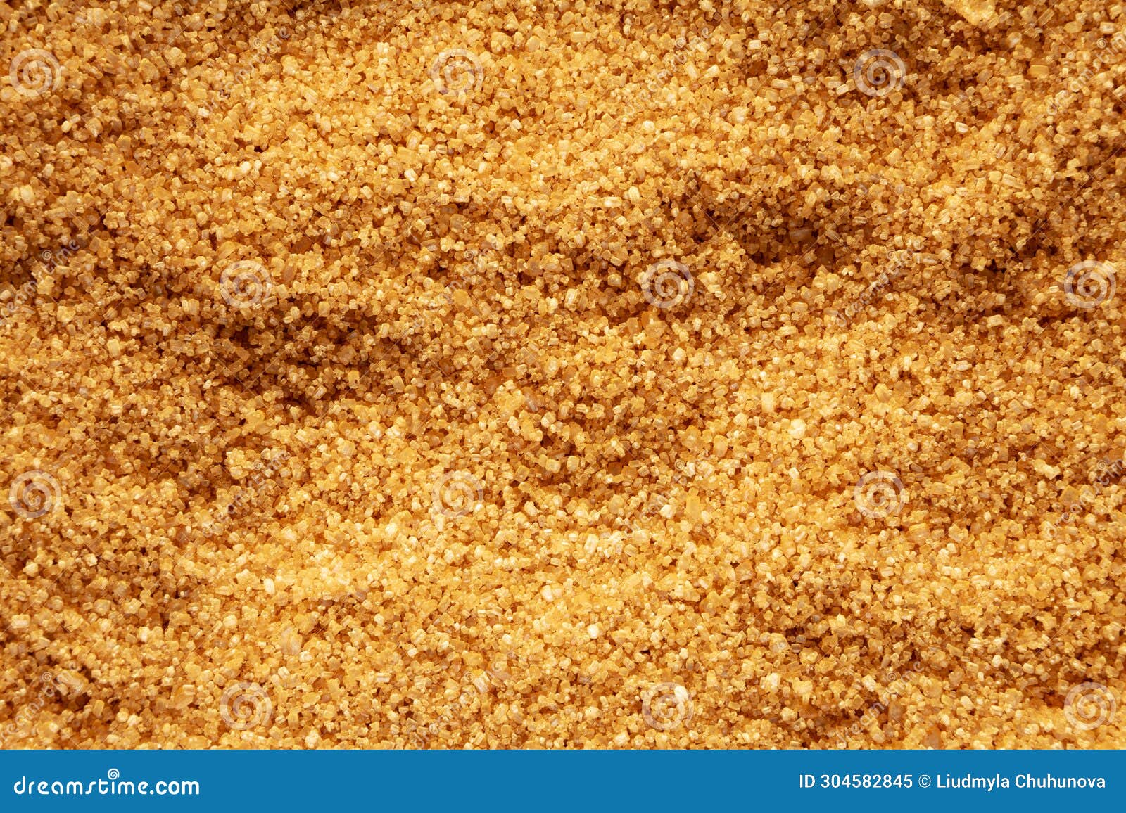 Organic Brown Sugar, Top View Stock Image - Image of unrefined ...