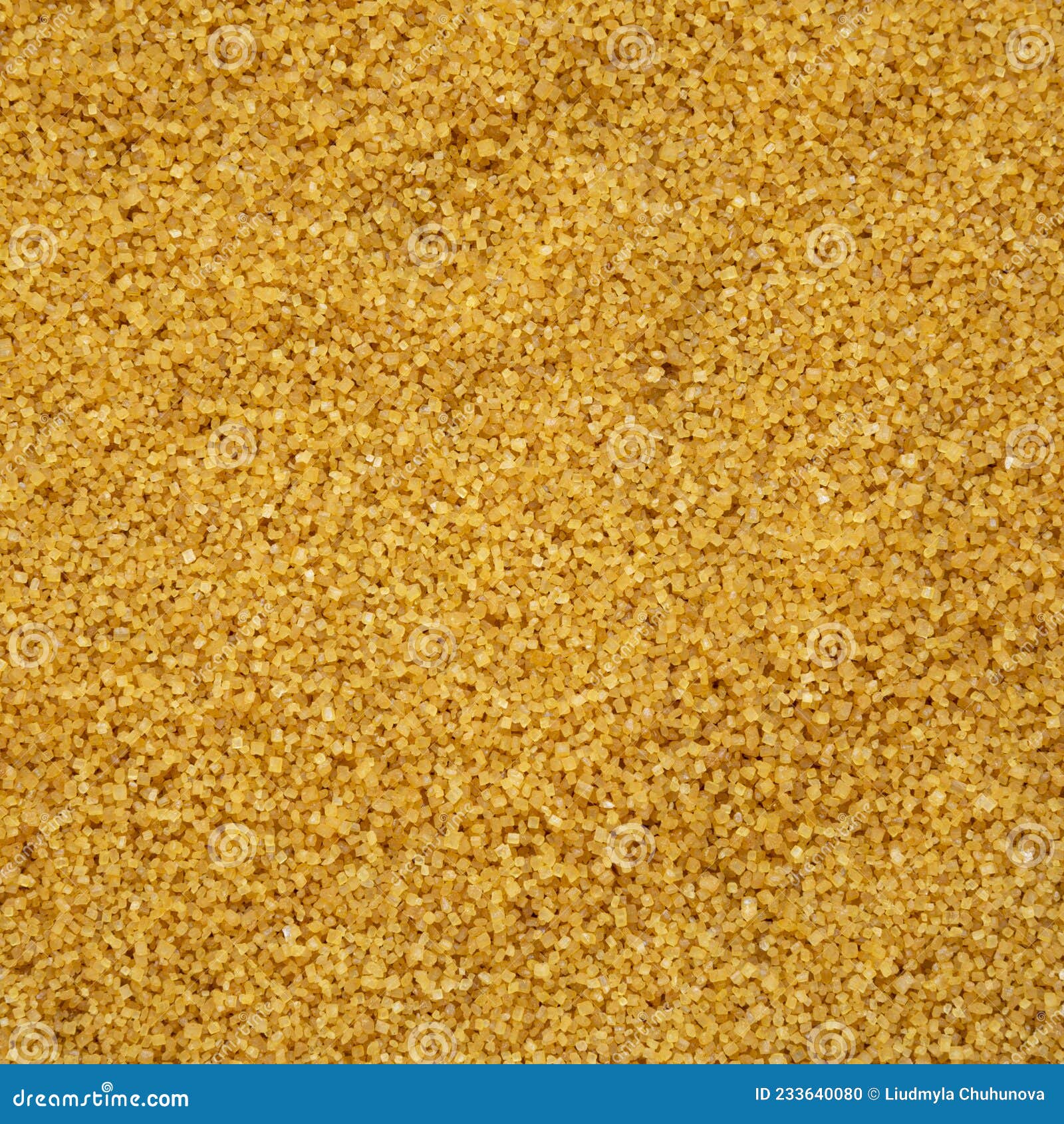 Organic Brown Sugar, Top View. Flat Lay, Overhead, from Above Stock ...