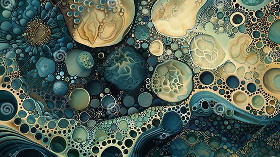 Organic Bubble Patterns stock illustration. Illustration of mesmerizing ...