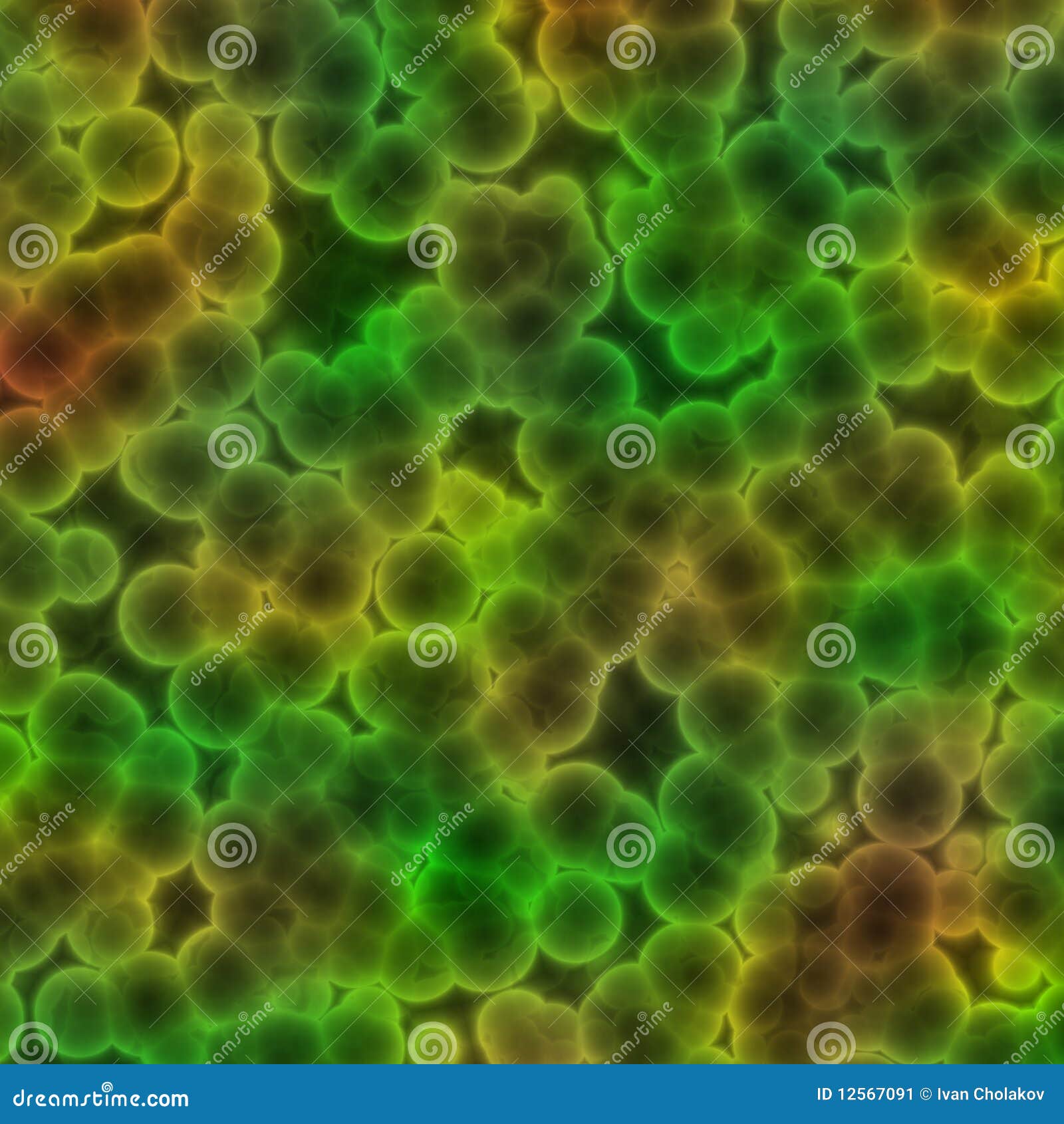 Organic Cells Background, Microscopic View, Intercellular Connections ...