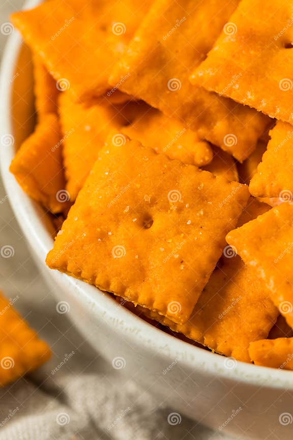 Organic Cheese Cracker Snacks Stock Image - Image of biscuit, gourmet ...