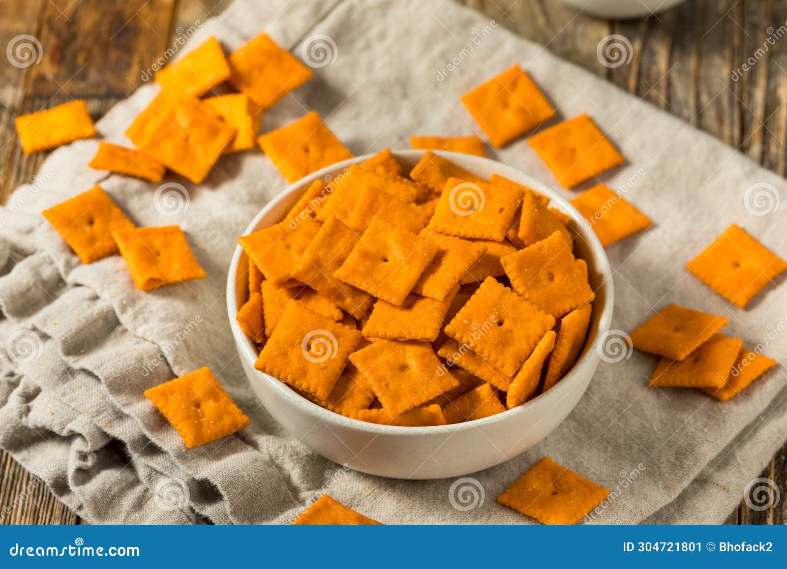 Organic Cheese Cracker Snacks Stock Image - Image of stack, salted ...