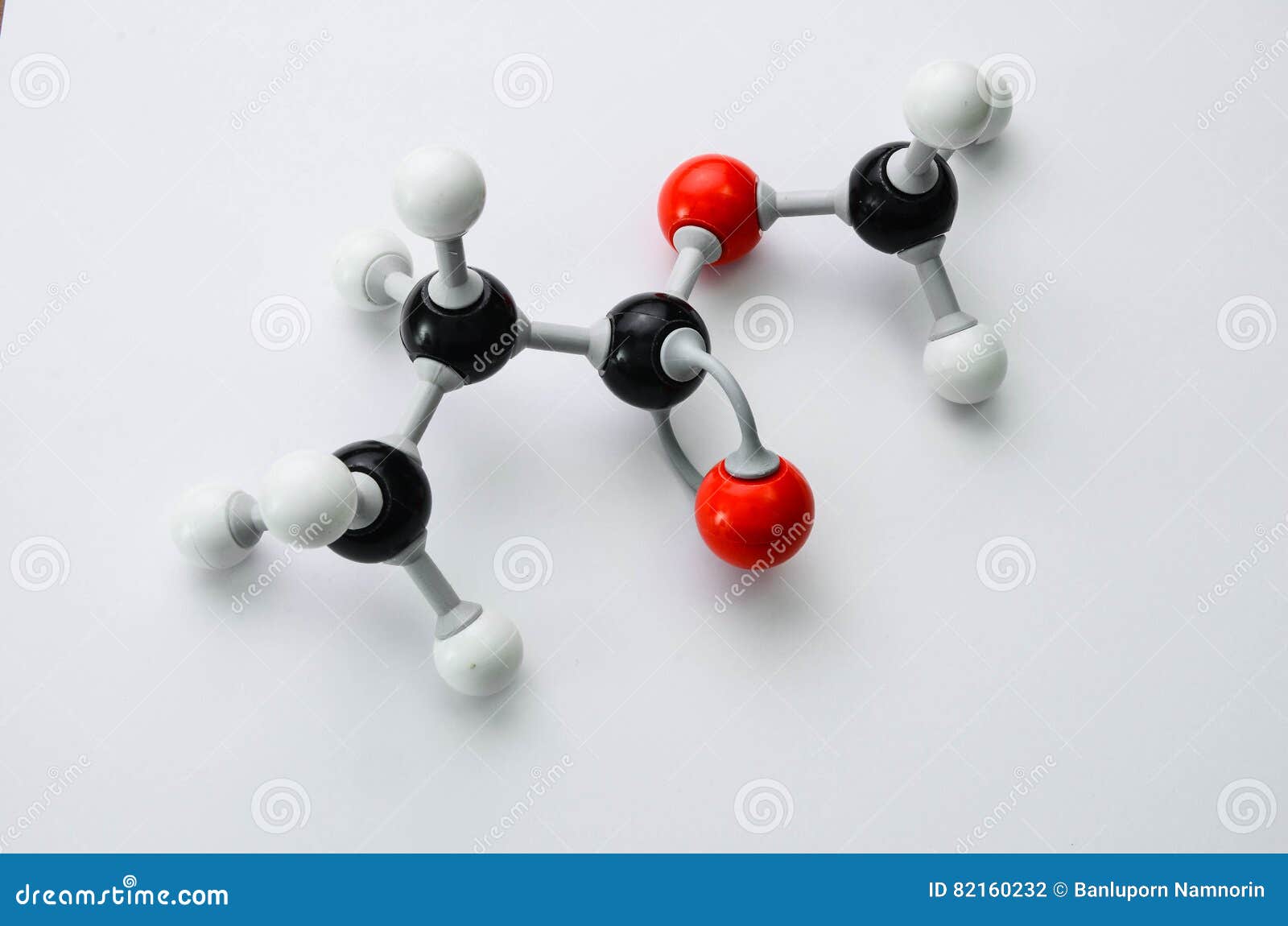 Organic Chemistry Molecule Model in the Name of Ester Stock Photo ...