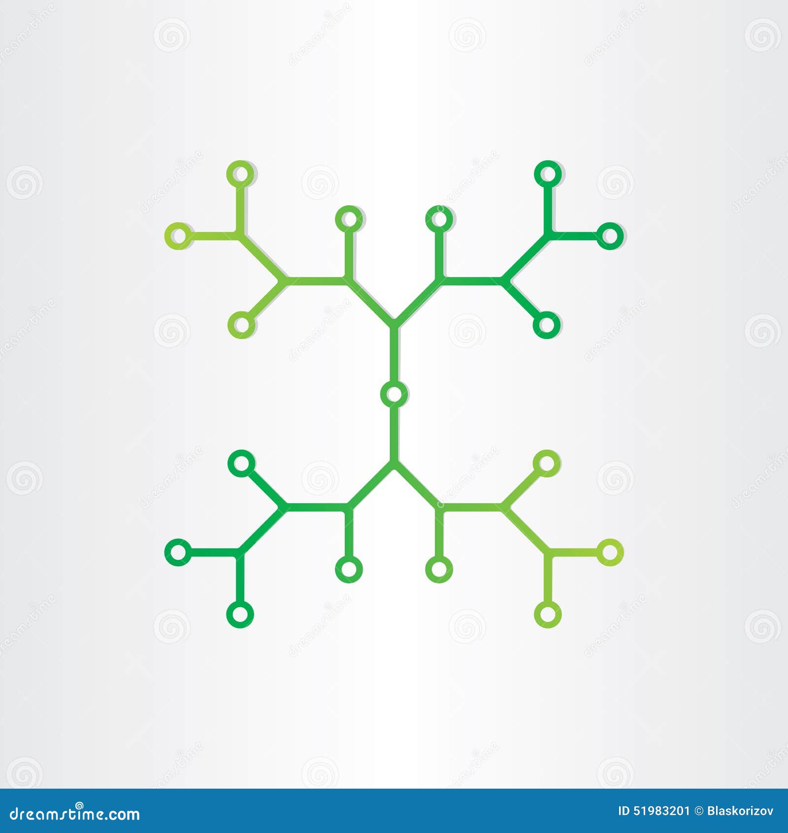 Organic Chemistry Structure Model Abstract Design Stock Illustration ...